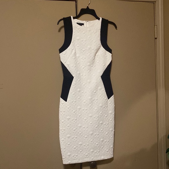 Metaphor | Dresses | Black And White Slim Fitting Dress From Metaphor ...